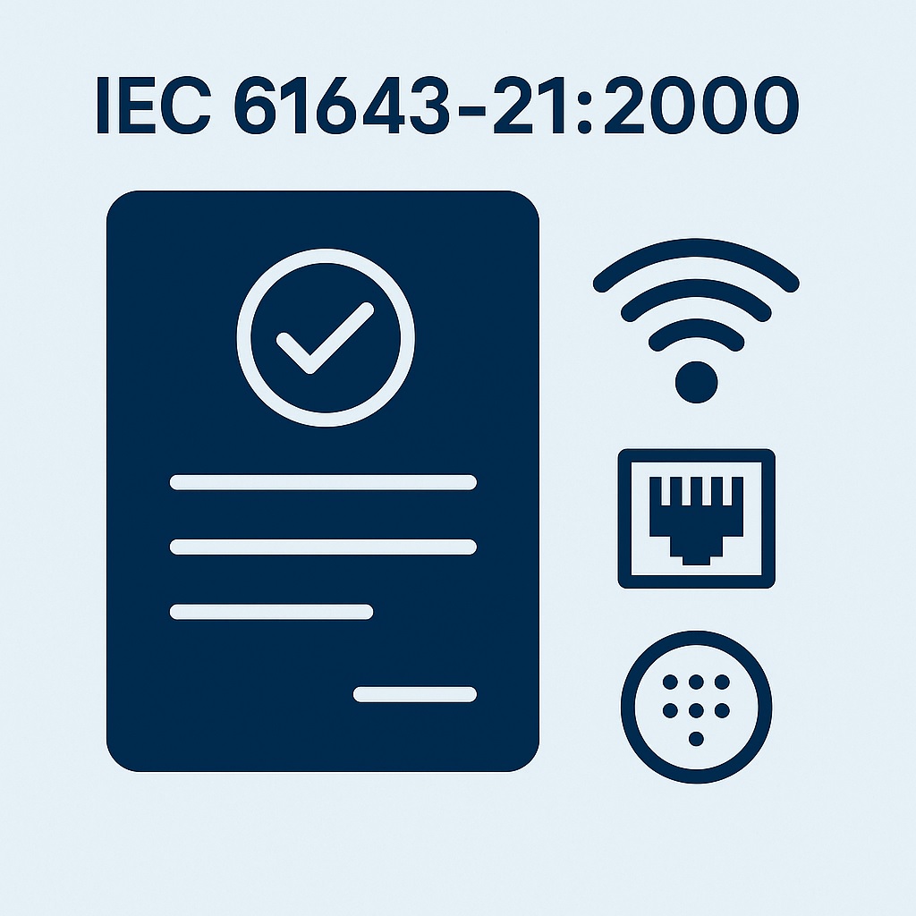 Tiêu chuẩn IEC 61643-21:2000–thiết bị chống sét tín hiệu